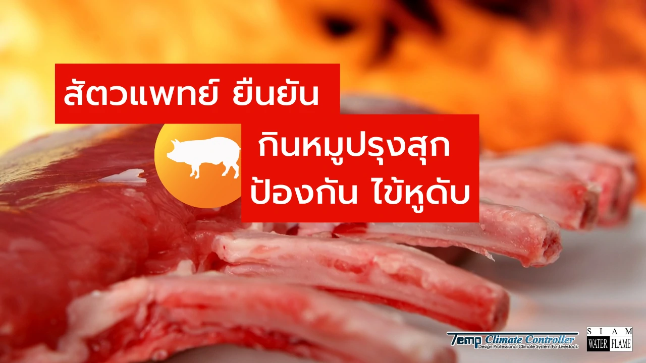 Eating raw and undercooked pork raises Siam Water Flame